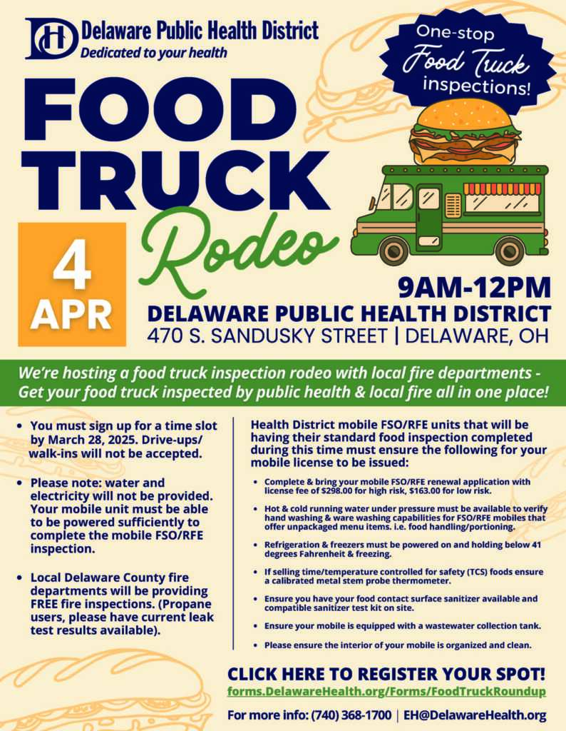 Food Truck Rodeo - Delaware Public Health District - Orange Township, OH - Official Website